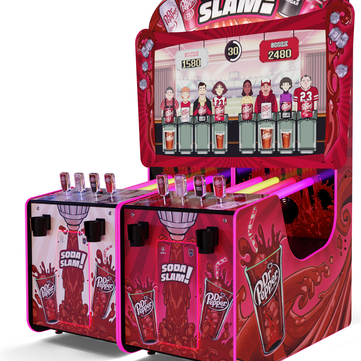 Dr Pepper Soda Slam – Player One Amusement Group