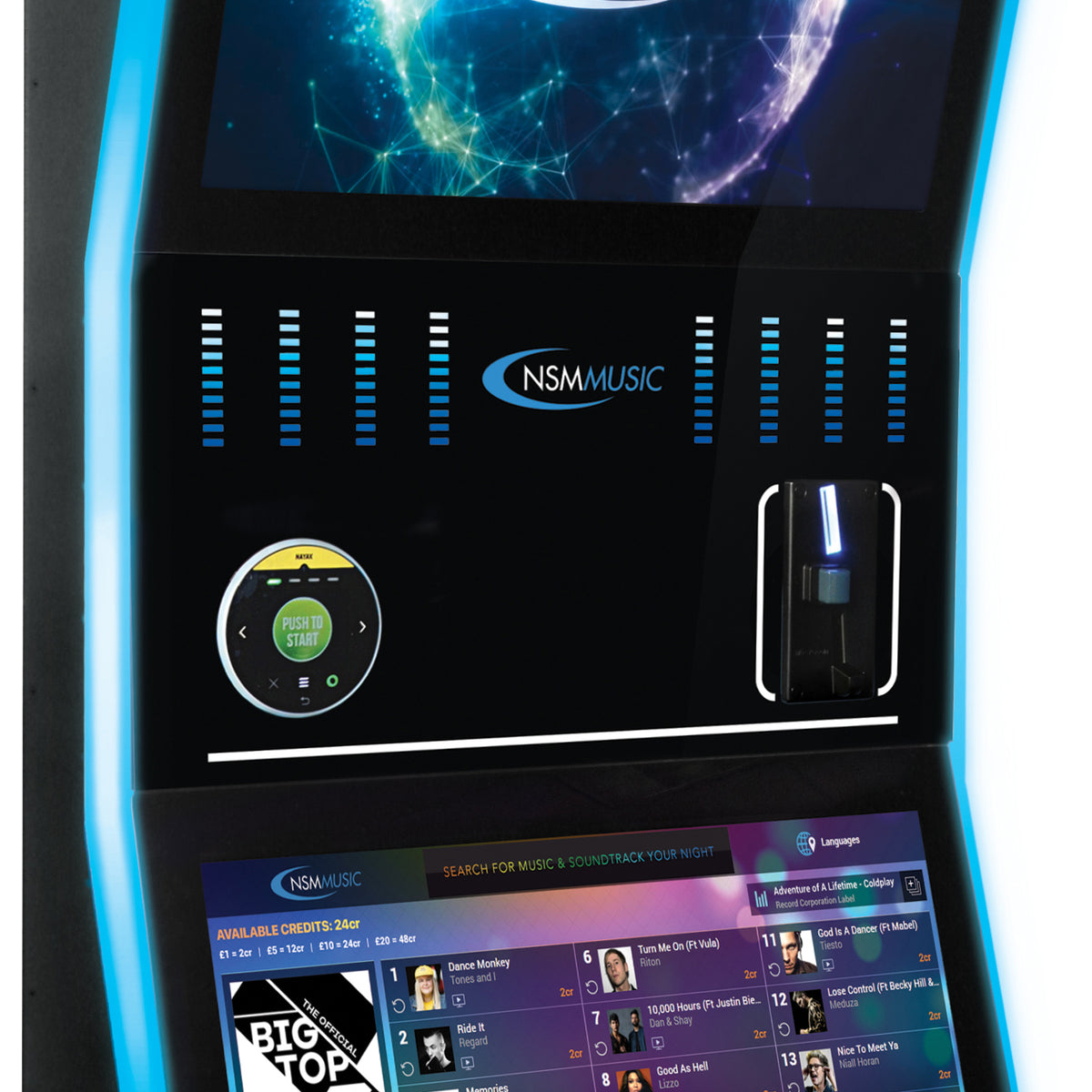 NGX Curve Jukebox by AMI | Player One Amusement Group