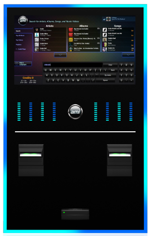 NGX Mini 3 Jukebox by AMI | Player One Amusement Group