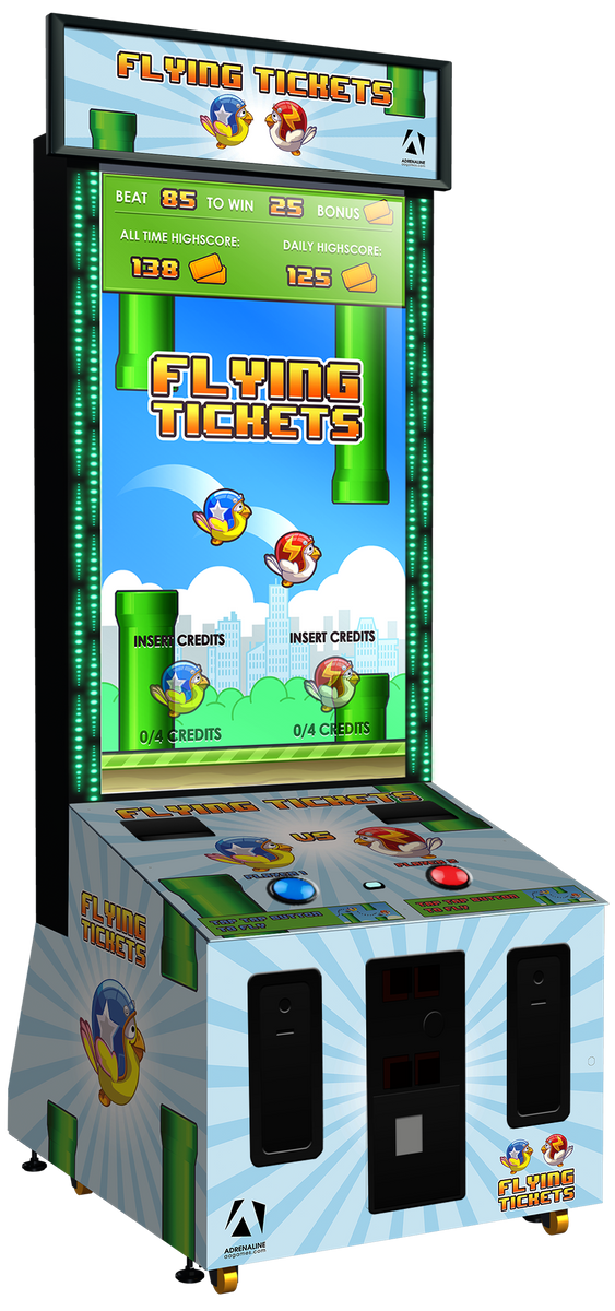 Flying Tickets Arcade Game by Adrenaline | Player One Amusement Group