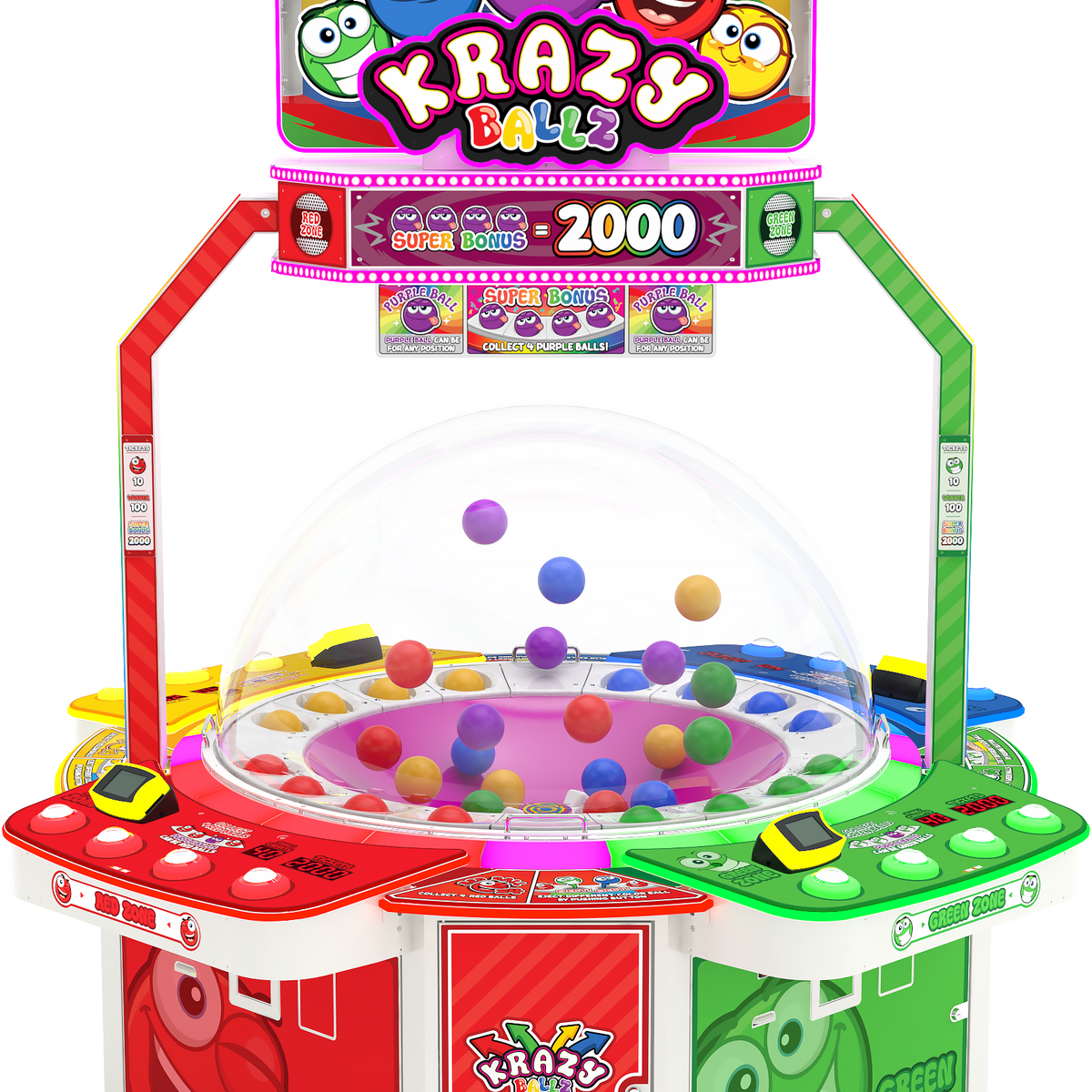 Krazy Ballz Ticket Redemption Arcade Game | Player One Amusement Group