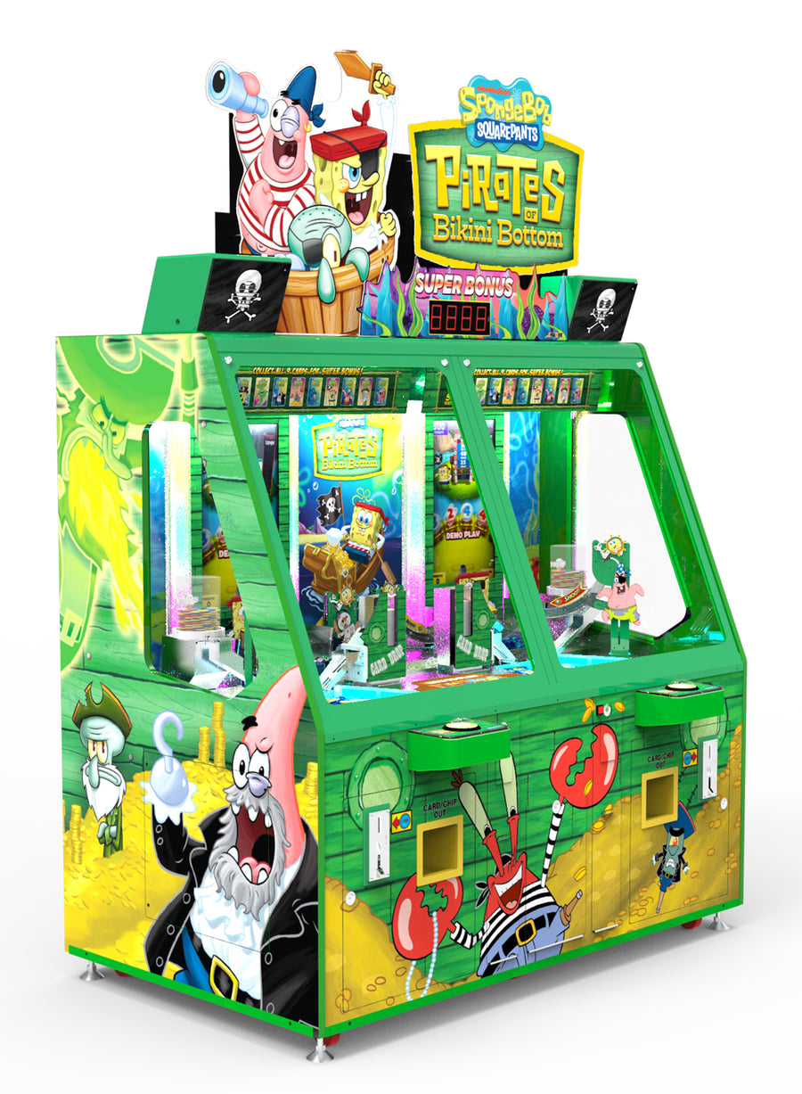 SpongeBob Pirates of Bikini Bottom Pusher | Player One Amusement Group