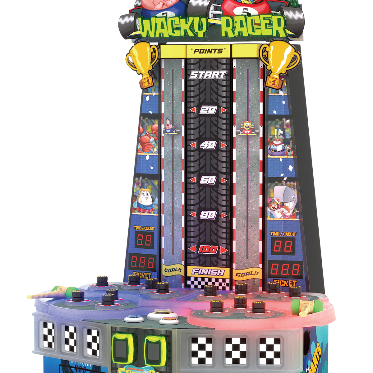 SpongeBob Wacky Racer by Andamiro | Player One Amusement Group