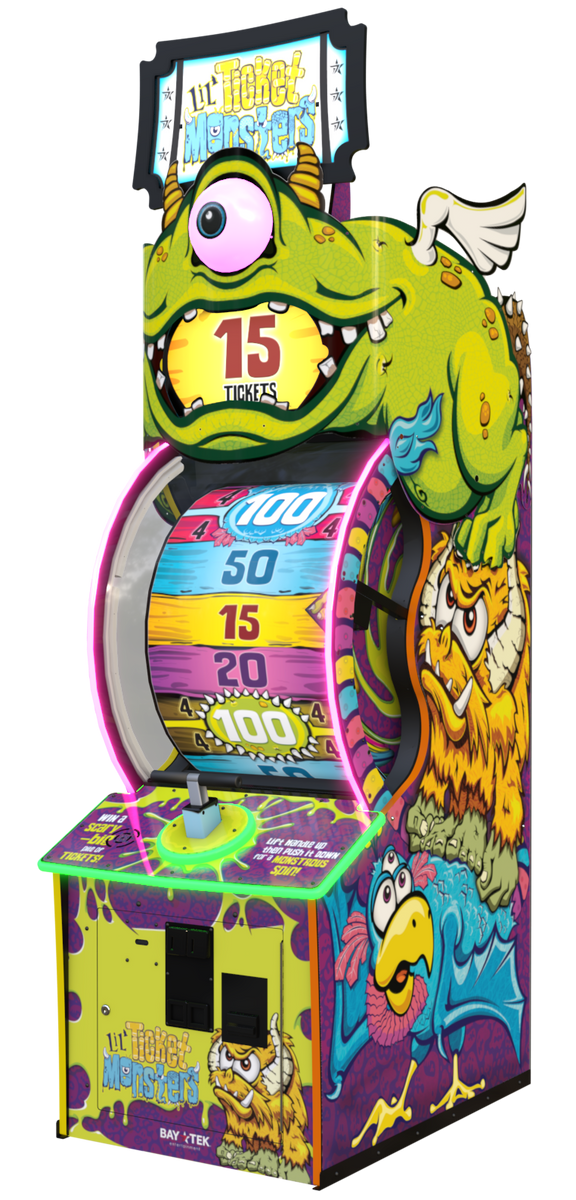 Lil Ticket Monsters by Bay Tek Entertainment | Player One Amusement Group