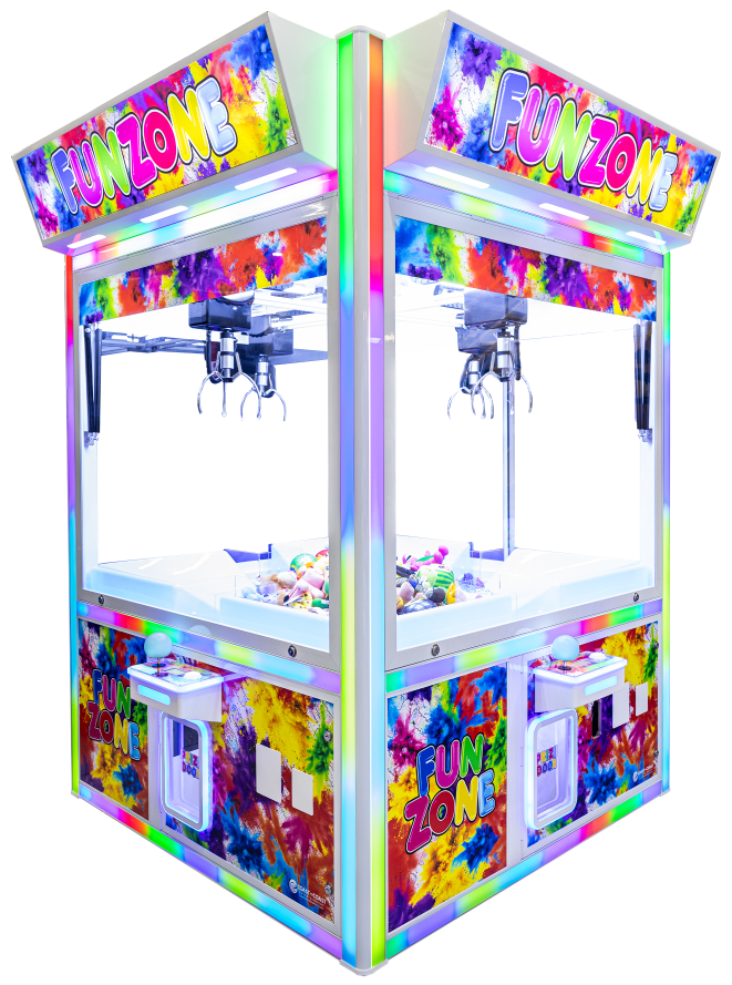 Fun Zone Family 4P DX Crane Arcade Game | P1AG – Player One Amusement Group