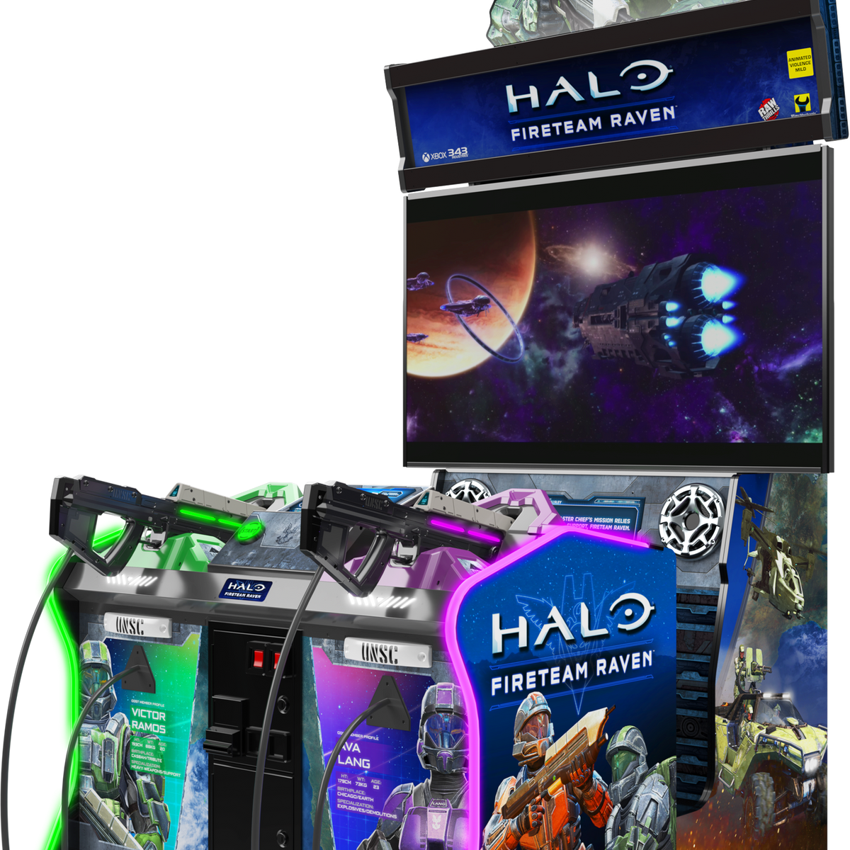 Halo Fireteam Raven 2 Player Tethered – Player One Amusement Group