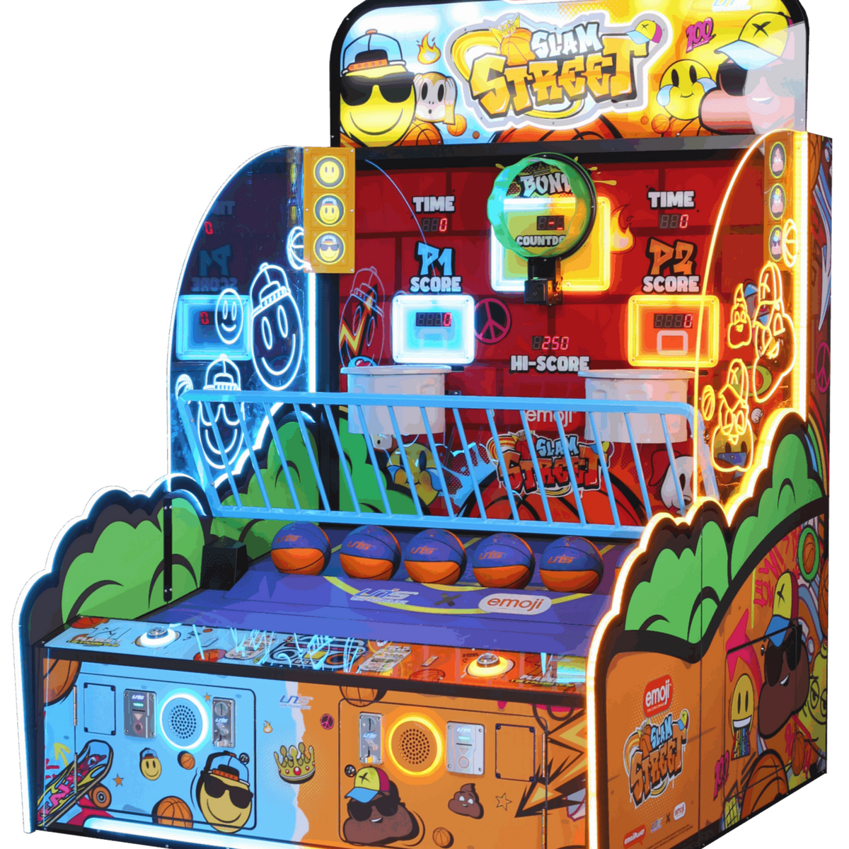 Emoji Slam Street – Player One Amusement Group